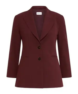 Marella Viscose-blend Canvas Blazer