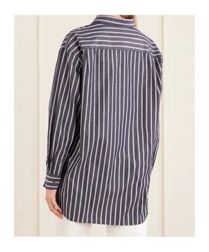 NILI LOTAN Striped Long Sleeve Shirt