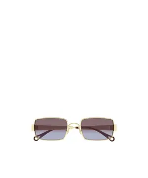 Chloé Eyewear Rectangle Frame Sunglasses - Gray