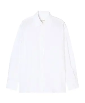 Closed Buttoned Shirt - White