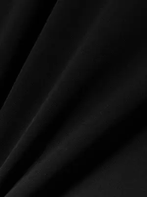 ST. AGNI Frayed Wool-blend Twill Maxi Skirt