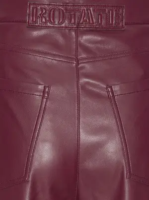 ROTATE BY BIRGER CHRISTENSEN Paneled Wide-leg Trousers