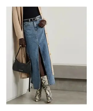 SLVRLAKE Denim Maxi Skirt