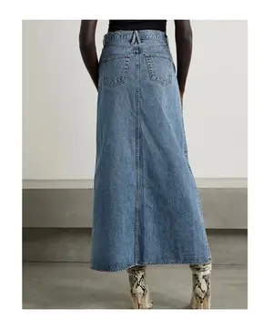 SLVRLAKE Denim Maxi Skirt