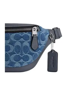 COACH Warren Monogrammed Waist Bag - Blue