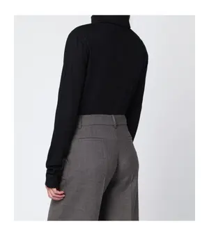ENTIRE STUDIOS Wool Zip-collar Top