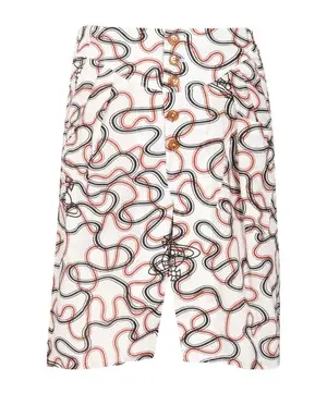 VIVIENNE WESTWOOD Romario Wiggle Bermuda Shorts - White