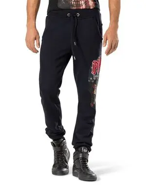 Philipp Plein Crystal Decorated Sweatpants