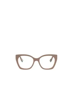 Fendi Square Frame Eyeglasses - Brown