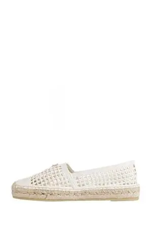 Prada Crocheted Flat Espadrilles