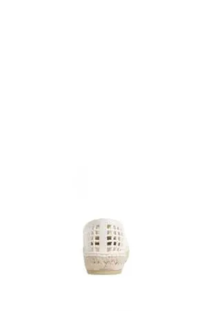 Prada Crocheted Flat Espadrilles