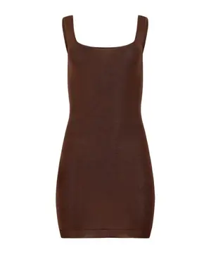 ENTIRE STUDIOS Square-neck Mini Dress
