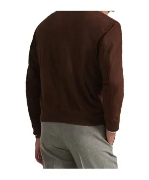 Polo Ralph Lauren Zip-up Bomber Jacket - Brown