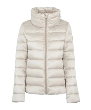SAVE THE DUCK Zip-up Puffer Jacket With Stand Collar - No
