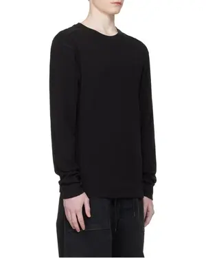 ENTIRE STUDIOS Thermal Long Sleeve T-shirt - Black