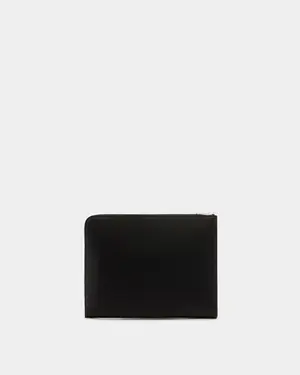 Bally Leather Pouch With Grosgrain Ribbon Detail