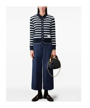 Thom Browne Striped Sleeveless Polo Shirt - No