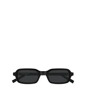 Saint Laurent Rectangle Frame Sunglasses - Black