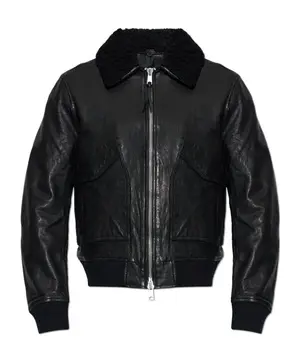 ALLSAINTS Vaucluse Shearling Collar Jacket