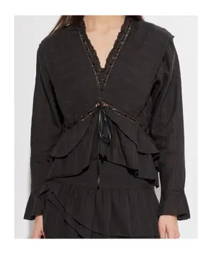 Isabel Marant Étoile Long Sleeved Ruffled Blouse