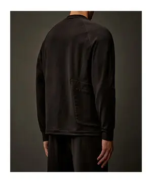 C.P. COMPANY Crewneck Sweatshirt With Raglan Sleeves And Zip Pockets