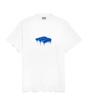 Balenciaga Wet Brush Oversized T-shirt - White