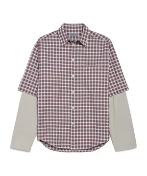 Balenciaga Checked Wrong Sleeved Shirt