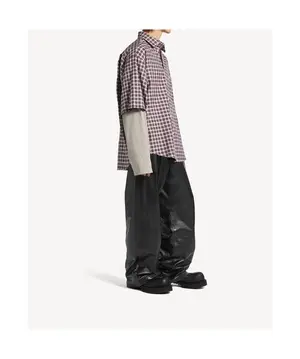 Balenciaga Checked Wrong Sleeved Shirt