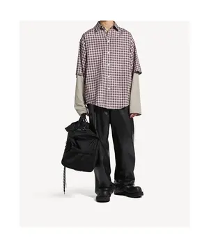 Balenciaga Checked Wrong Sleeved Shirt