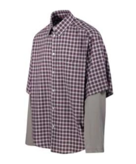 Balenciaga Checked Wrong Sleeved Shirt