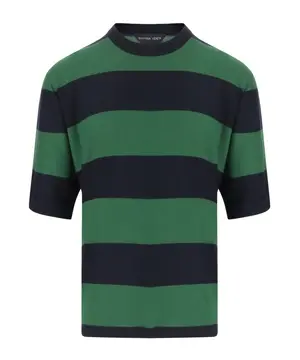 Bottega Veneta Crew Neck Short-sleeved T-shirt - Black
