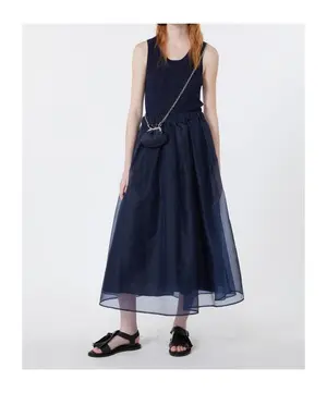 Max Mara Visino Pleated Skirt - Black