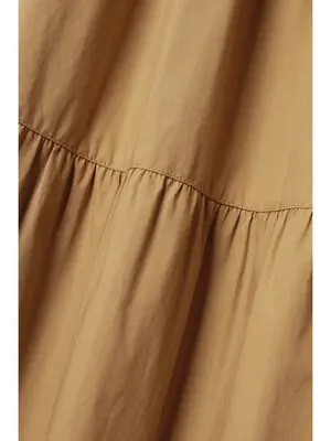 DÔEN Patchwork Design Midi Skirt