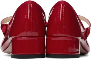Repetto Rose Mary Jane High Heels - Flame Red