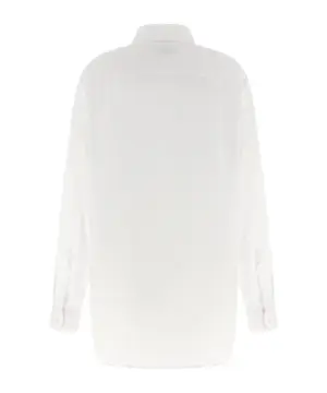 Dries Van Noten Long Sleeve Shirt With Pockets - White