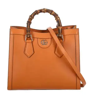 Gucci Diana Medium Top Handle Bag With Bamboo Handles