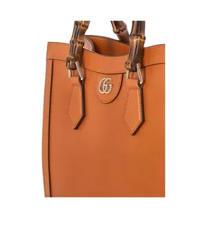 Gucci Diana Medium Top Handle Bag With Bamboo Handles