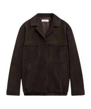 THE FRANKIE SHOP Long Sleeve Padded Casual Jacket - Black