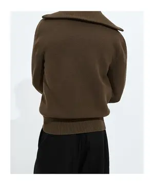 Bottega Veneta Zip-up Knitted Cardigan - Dark Moss Color