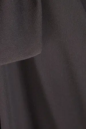 Chloé Draped Knot Midi Skirt - Dark Gray