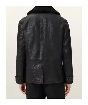 ALLSAINTS Hamlet Leather Jacket - Black