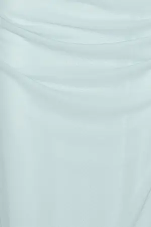 ROTATE BY BIRGER CHRISTENSEN Ruched One-shoulder Maxi Dress - Light Blue