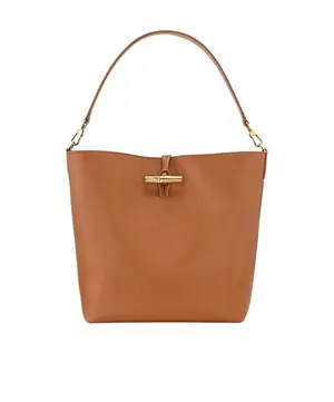 Longchamp Le Roseau Hobo Bag - Cashew
