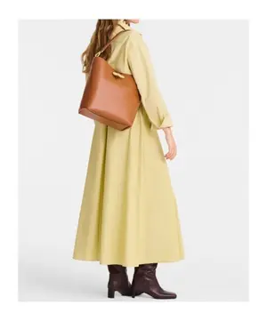 Longchamp Le Roseau Hobo Bag - Cashew