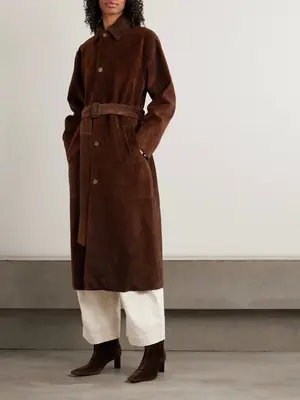 Polo Ralph Lauren Suede Coat - Brown