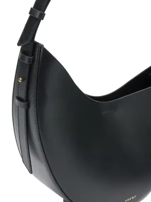Soeur Curved Shoulder Bag - Black