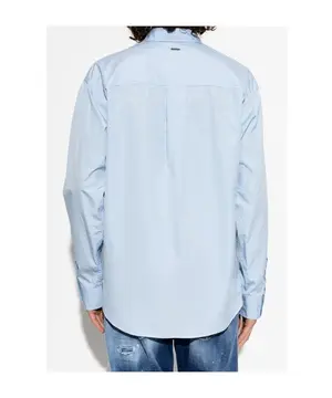 Dsquared2 Textured Striped Shirt - Blue