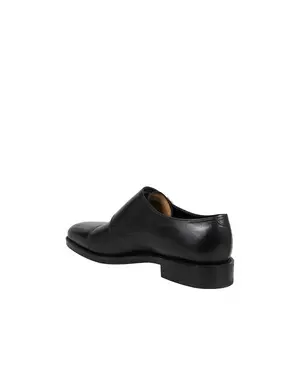 John Lobb William Monk Strap Shoes - Black