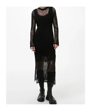 Our Legacy Ragged Open-knit Maxi Dress