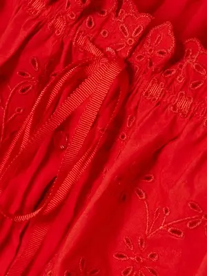 DÔEN Embroidered Cotton Top